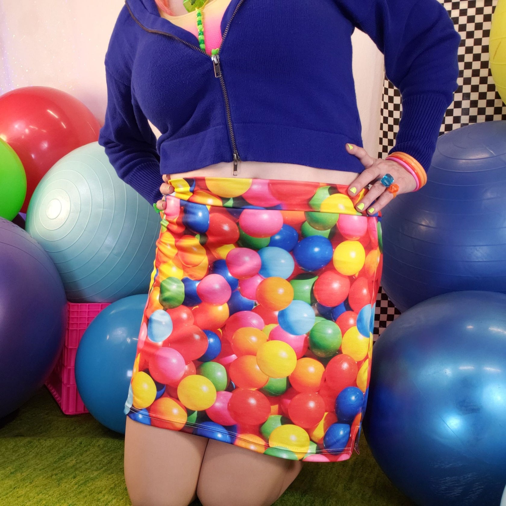 Balloonatic Party Skort – AbyssWares