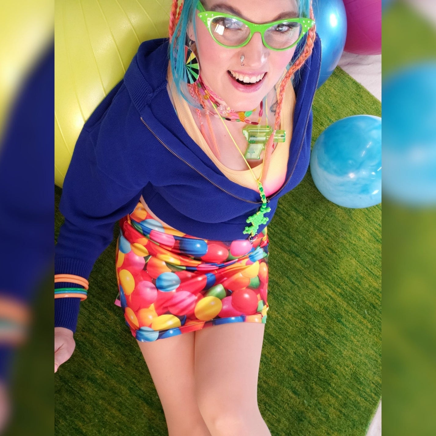 Balloonatic Party Skort – AbyssWares