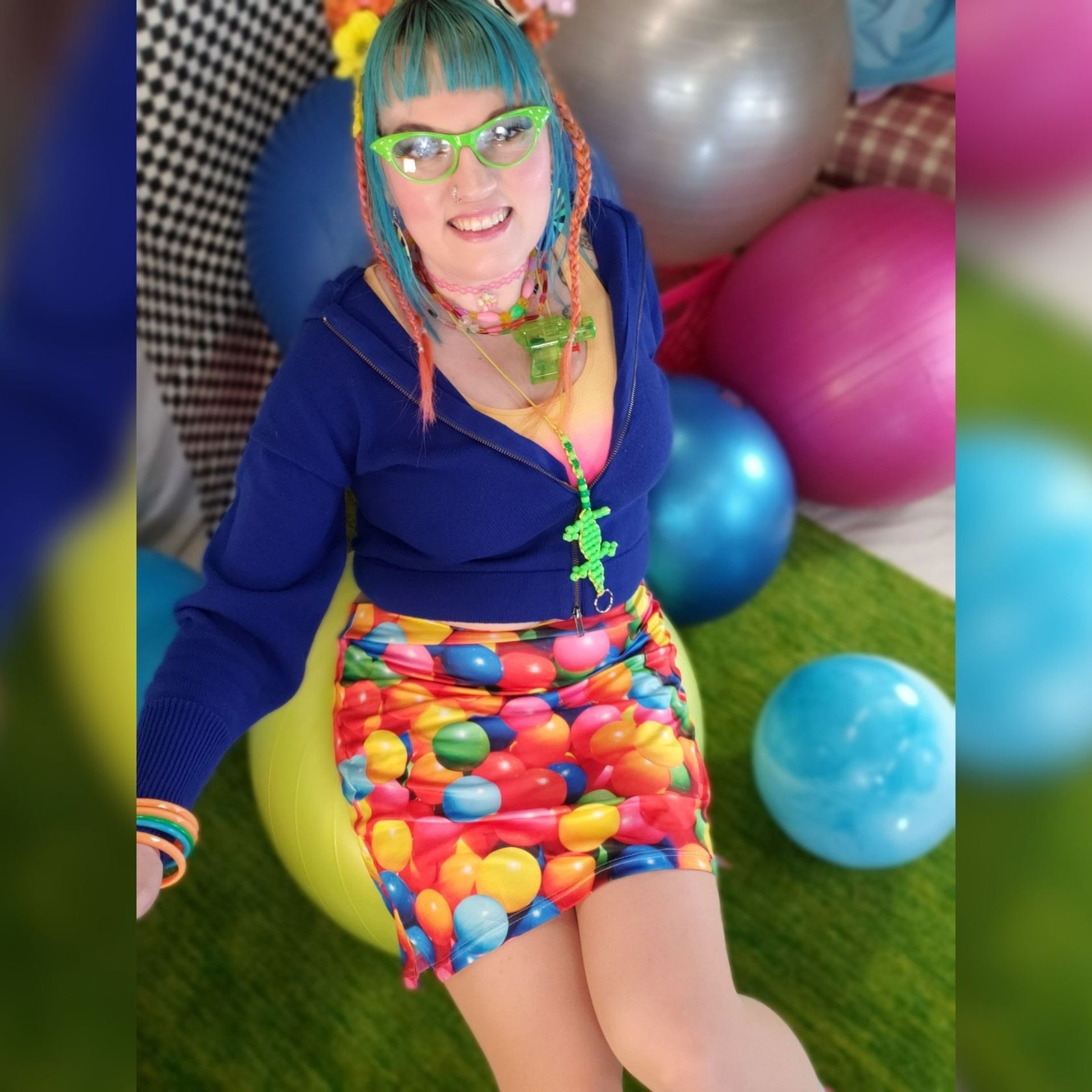 Balloonatic Party Skort – AbyssWares